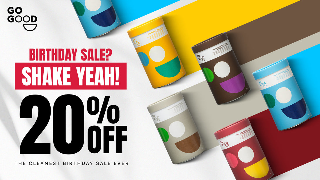 Clean New Zealand Whey and Plant Protein – Go Good NZ